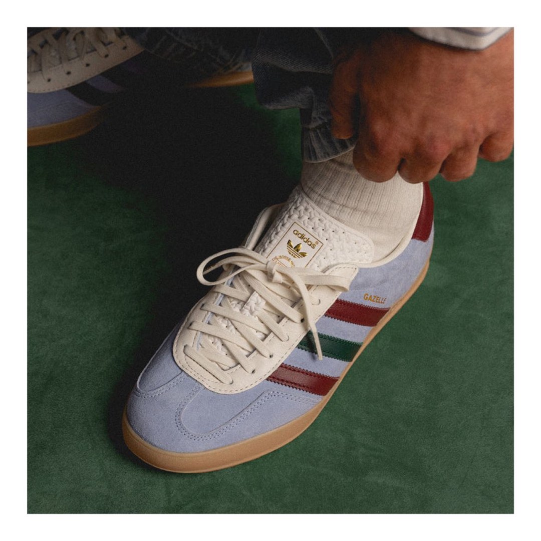 Adidas Gazelle Indoor 'Blue Dawn/Collegiate Burgundy/Core Green', Men's ...