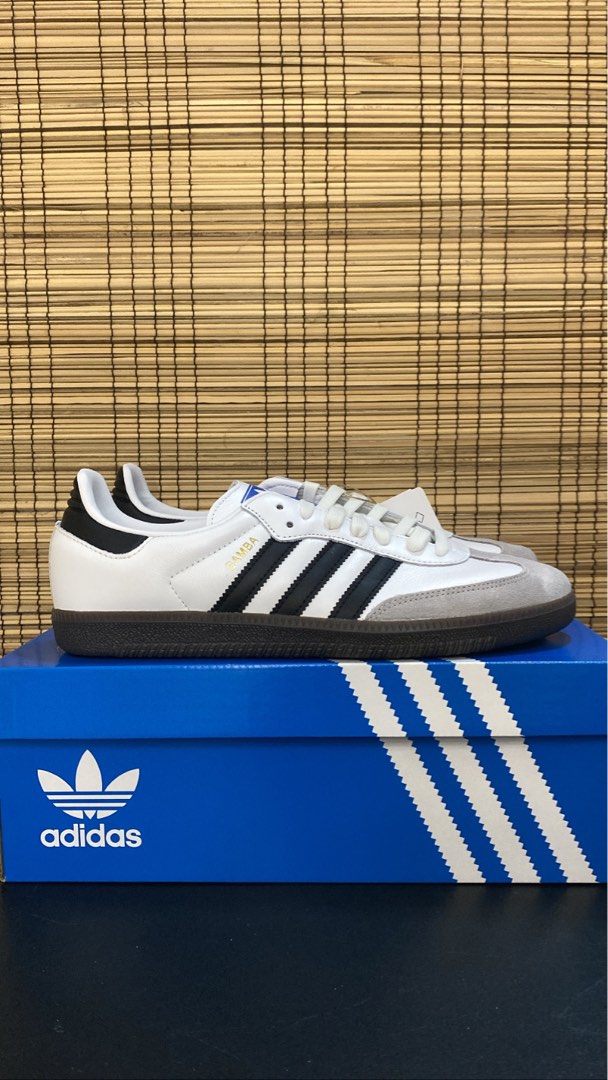 Adidas Samba OG White, Men's Fashion, Footwear, Sneakers on Carousell