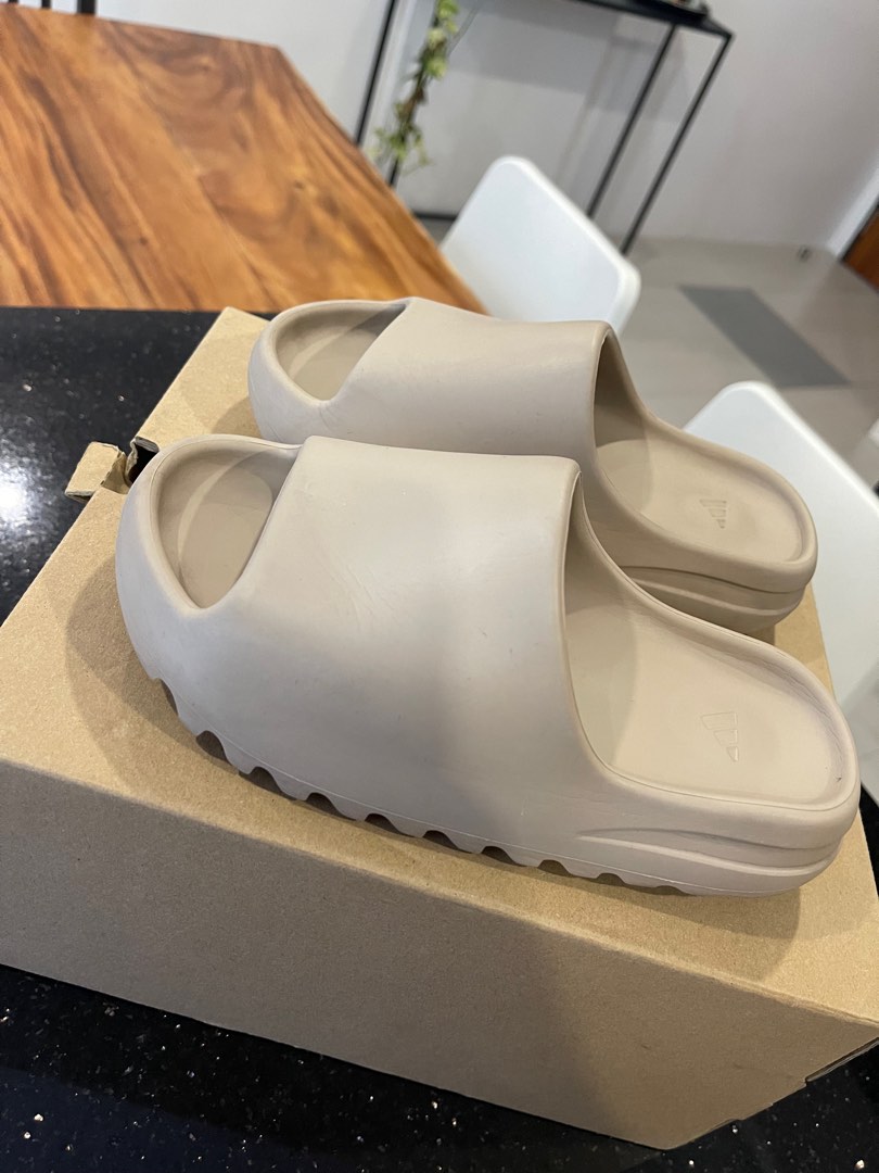 Adidas Yeezy Slides Pure - Original on Carousell