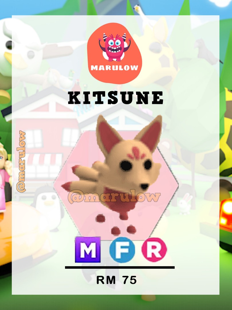Adopt Me -Kitsune MFR ( Roblox ), Video Gaming, Gaming Accessories, In ...