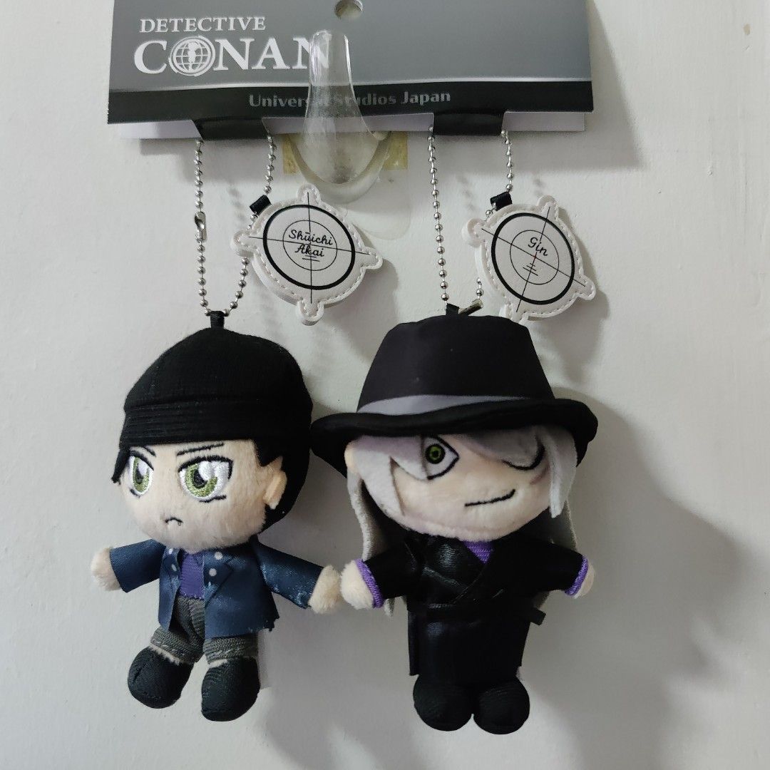 Akai Shuuichi and Gin Keychain, Hobbies & Toys, Memorabilia ...