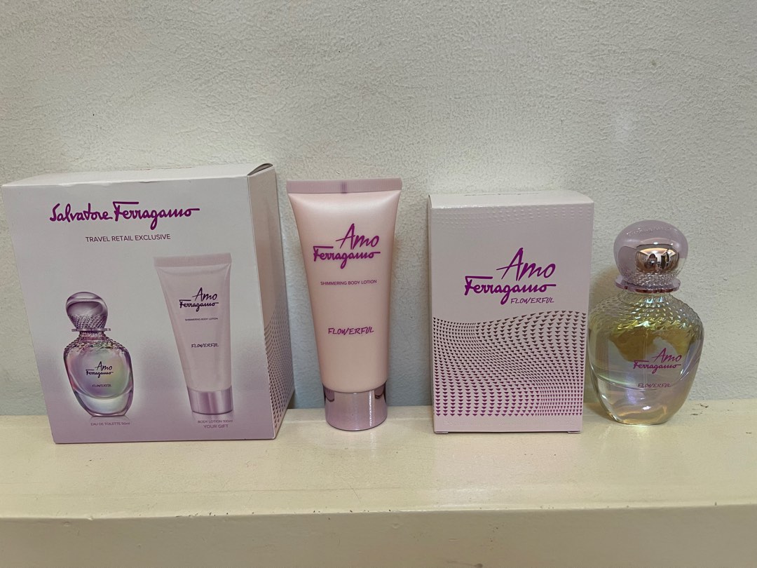 Amo Ferragamo Flowerful Travel Retail Exclusive Set on Carousell