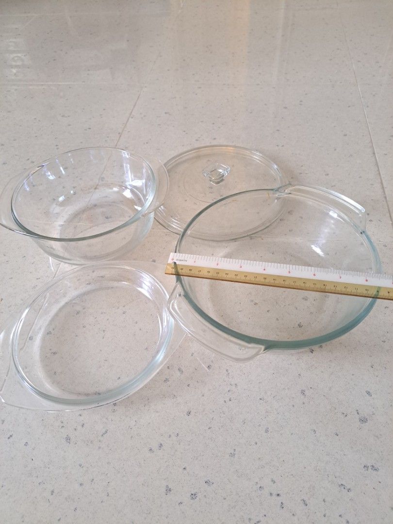 Arcopol Crusine & Anchor Hocking pot, Furniture & Home Living ...