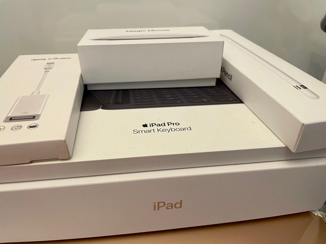 Apple boxes box iPad Keyboard Pencil cable, Computers & Tech, Parts ...