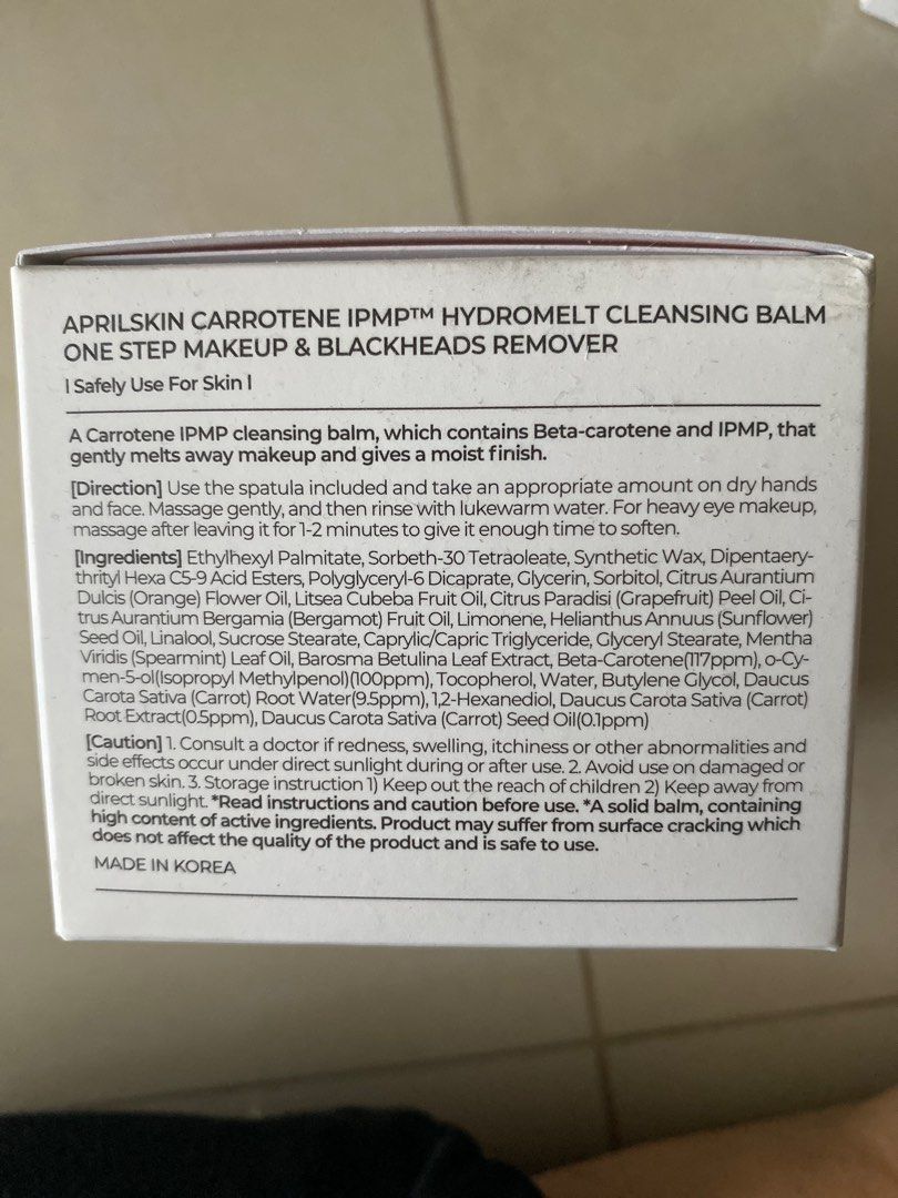 APRILSKIN CARROTONE HYDROMELT CLEANSING BALM, Beauty & Personal Care ...