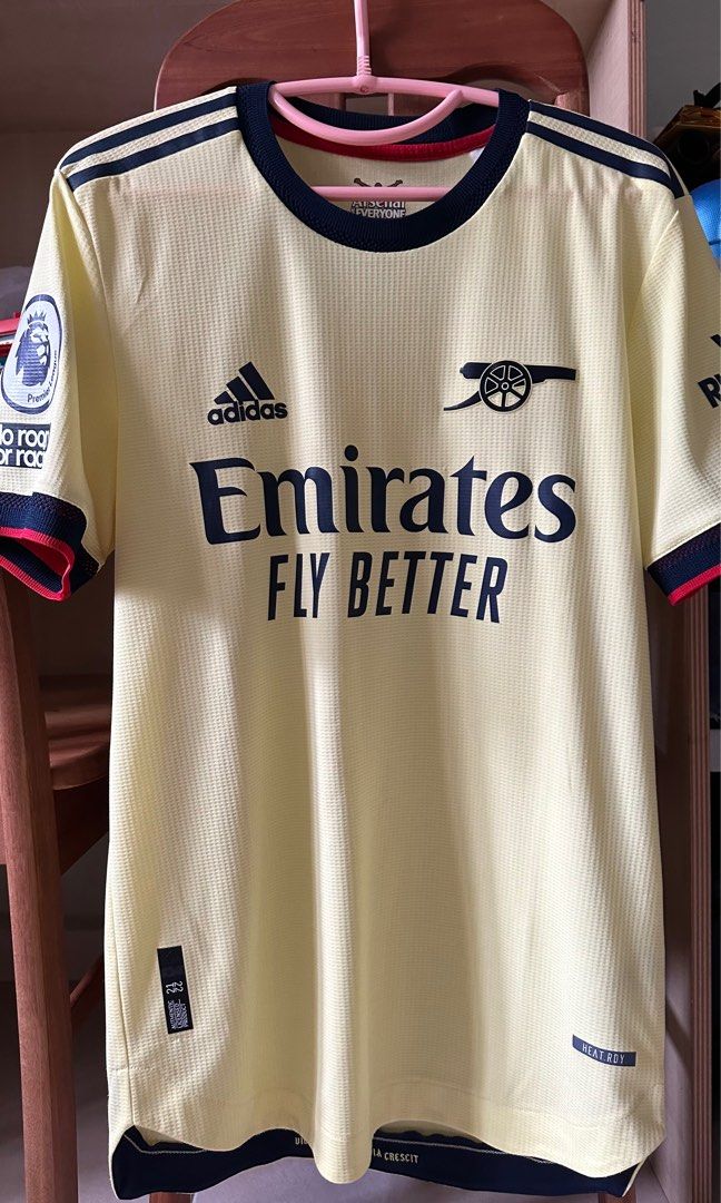 Arsenal Away Jersey 21-22, Men's Fashion, Activewear on Carousell