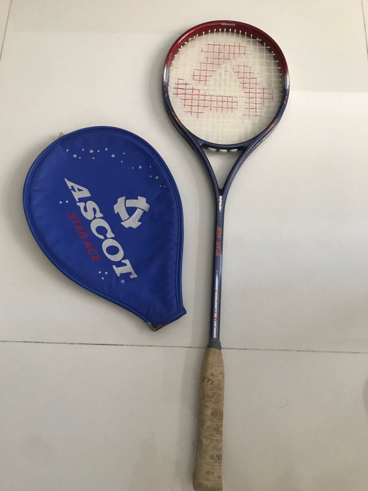 Ascot Squash Racket with cover, Sports Equipment, Sports & Games ...