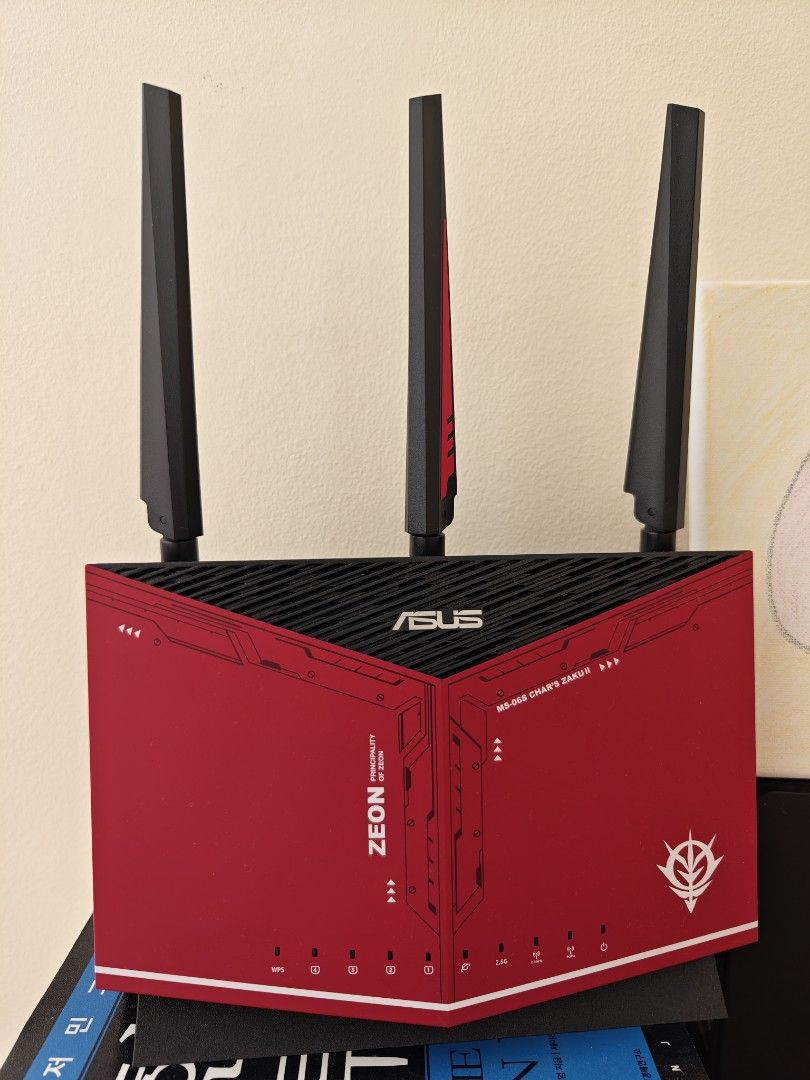 Asus ax86u AX5700 Dual Band WiFi 6 Gaming Router, Computers & Tech ...