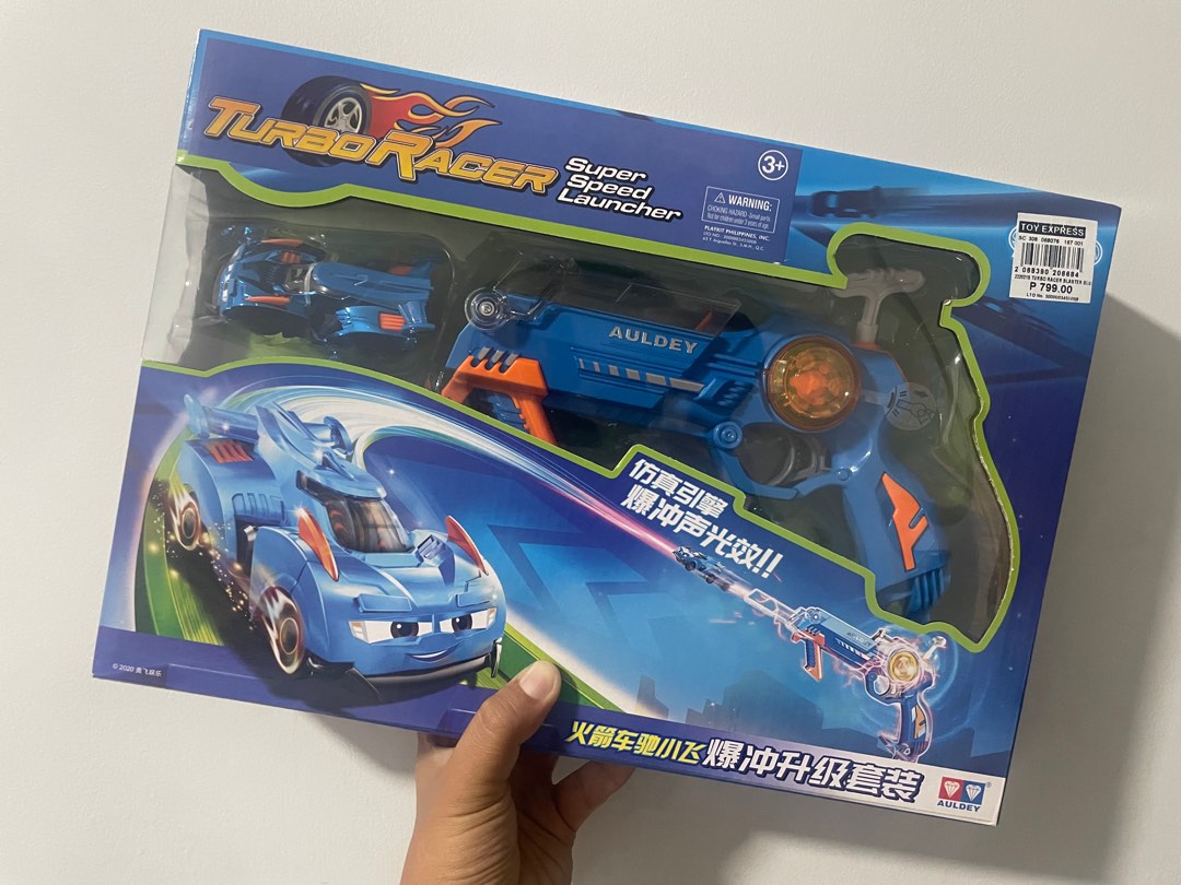 Auldey Turbo Racer Blaster Toy, Hobbies & Toys, Toys & Games on Carousell