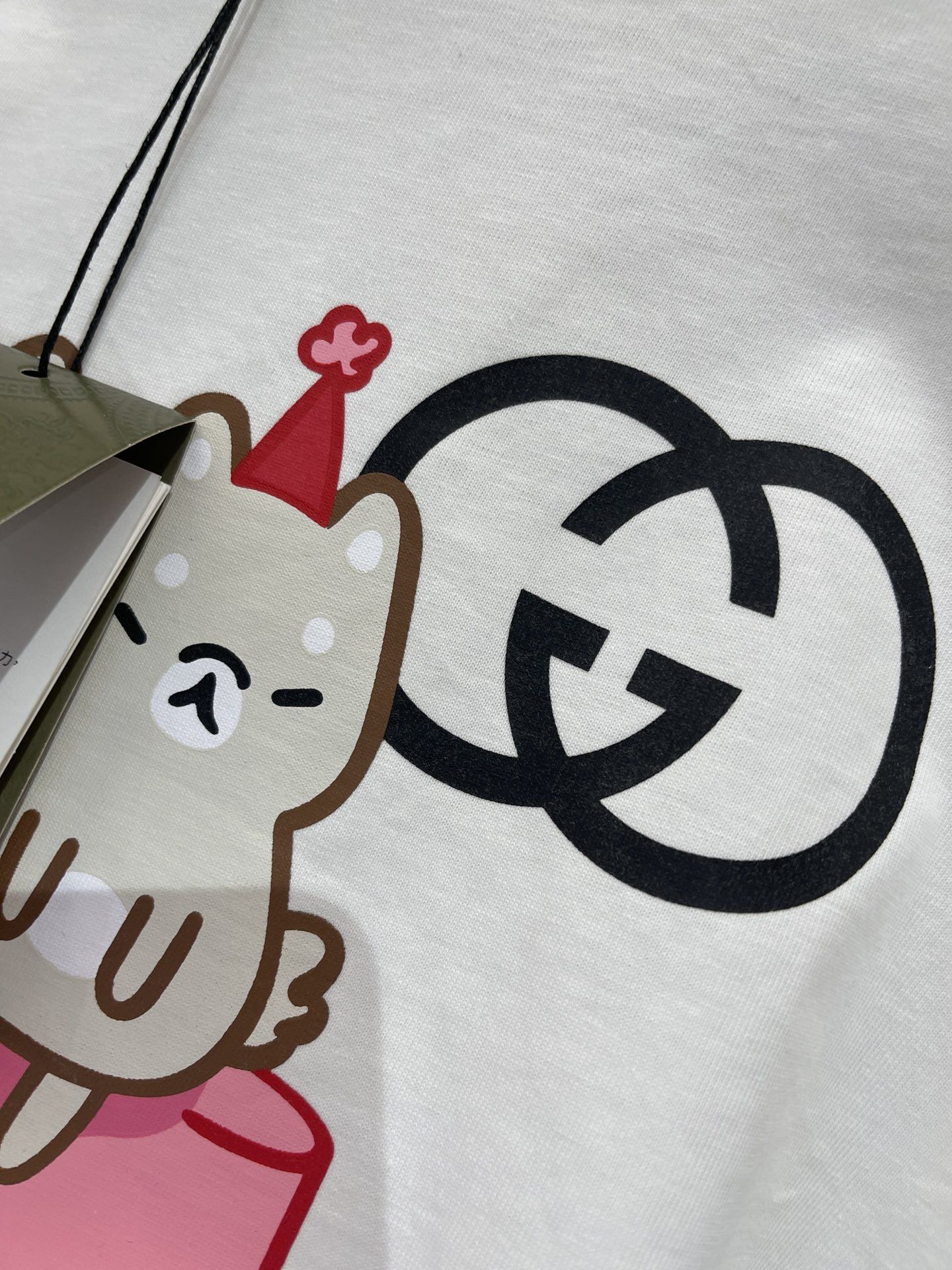 Authentic gucci New Joint Name Kawaii Short Sleeve, Luxury, Apparel on ...