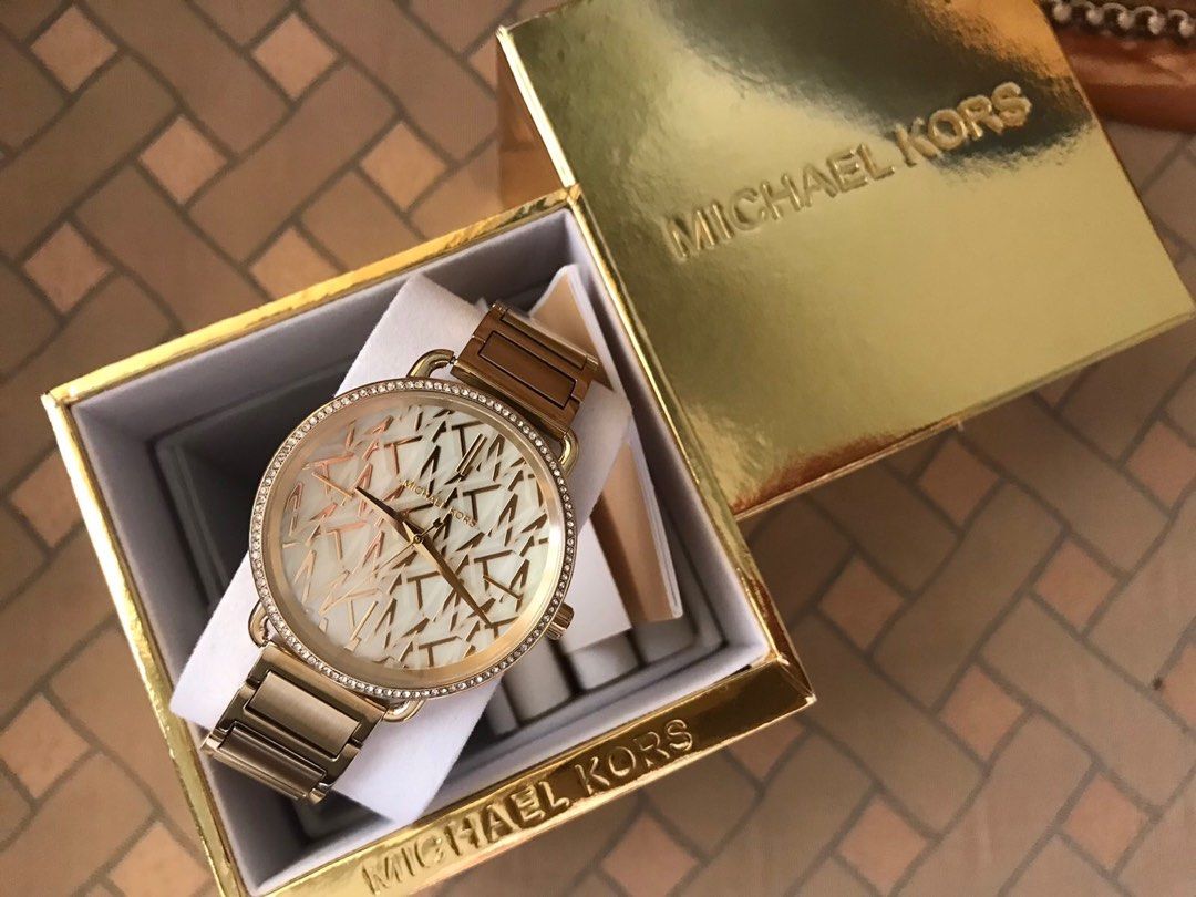 authentic mk portia, Women's Fashion, Watches & Accessories, Watches on ...