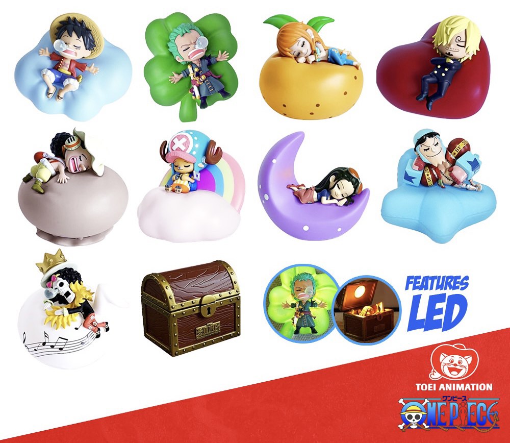 Authentic One Piece Toei Nami Usopp Sweet dreams LED Light, Babies ...