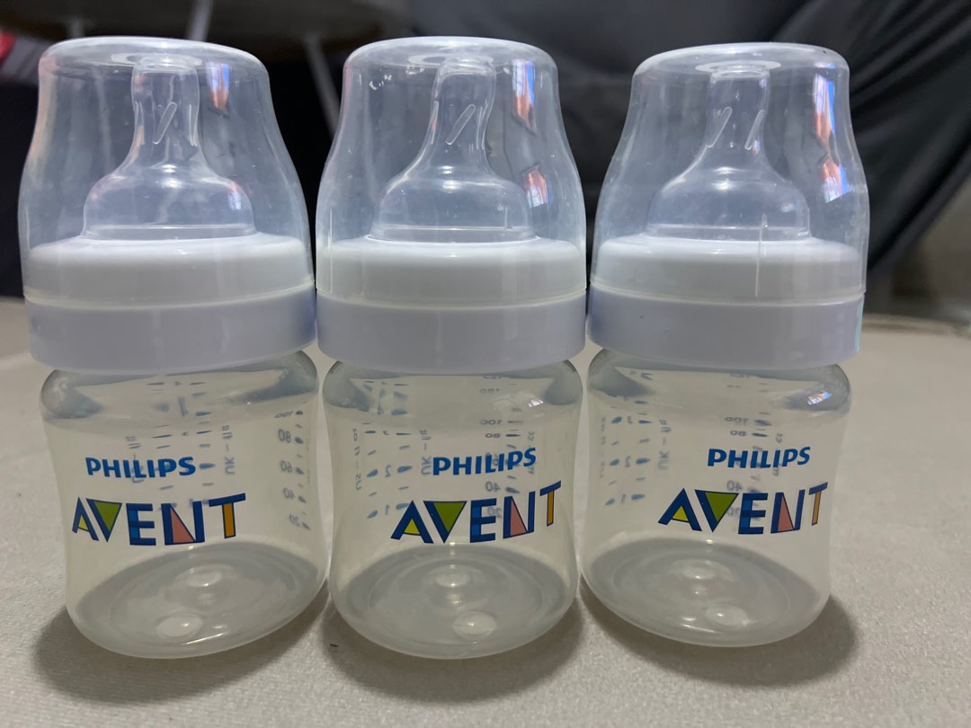 Avent and Pigeon feeding bottles on Carousell