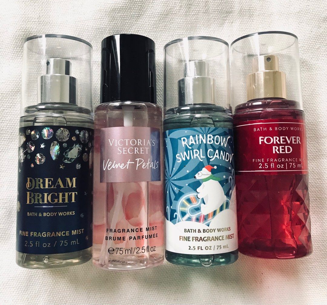 BBW & VS body mist, Beauty & Personal Care, Fragrance & Deodorants on ...