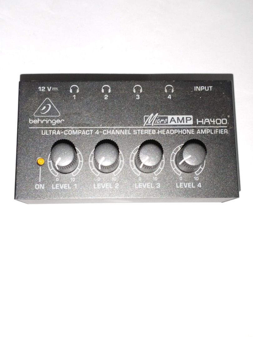 Behringer Micro AMP (HA400), Hobbies & Toys, Music & Media, Music ...