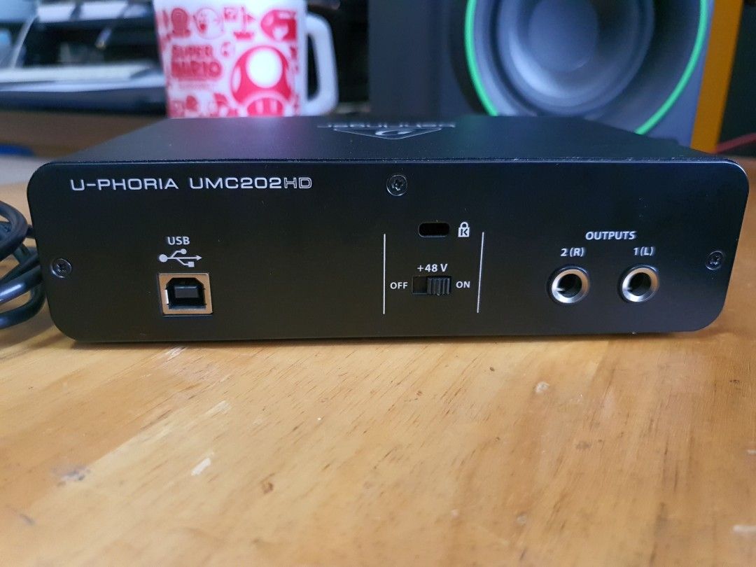 Behringer U-PHORIA UMC202HD audio interface, Audio, Soundbars, Speakers ...