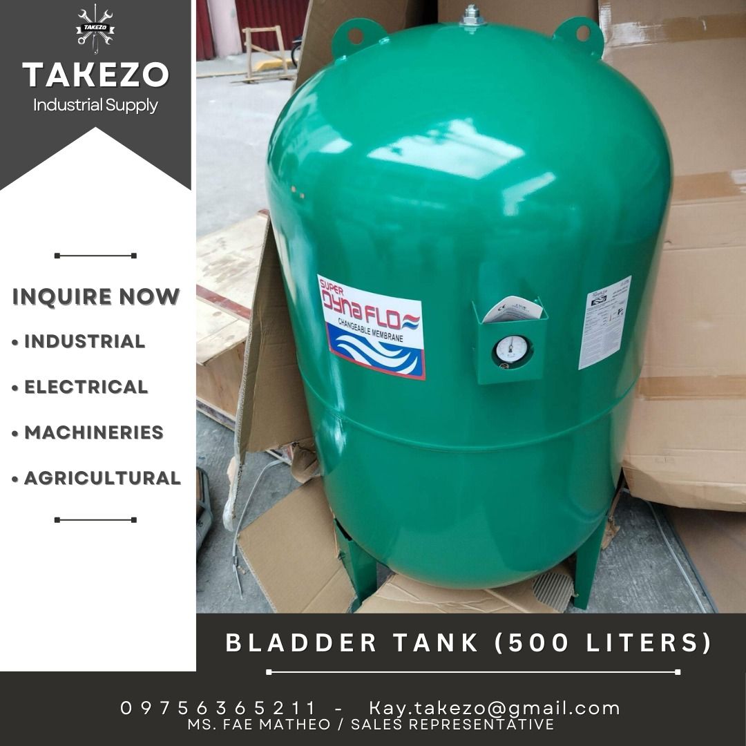 BLADDER TANK (DYNAFLO-500L), Commercial & Industrial, Industrial ...