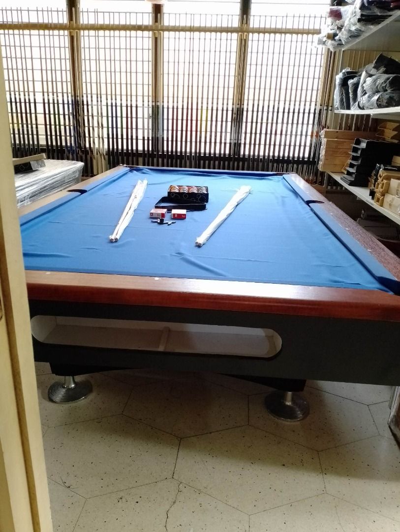 BLAKK BILLIARD TABLE(MAXIMA 7 INSPIRED), Sports Equipment, Sports ...