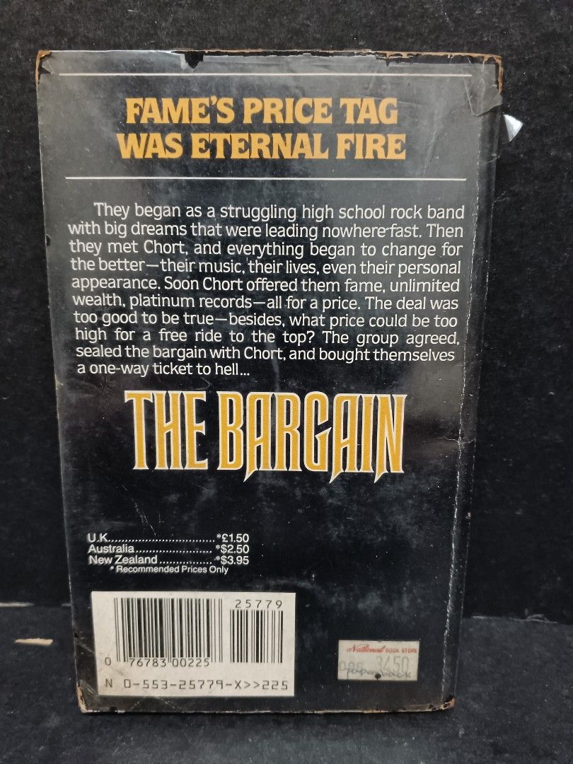 Book: The Bargain by Rex Sparger (Dark Forces) Devil SALE! BOOKSALE on ...