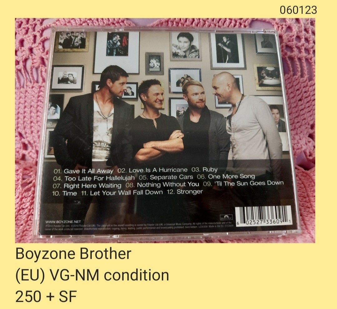 Boyzone Brother CD (unsealed) on Carousell
