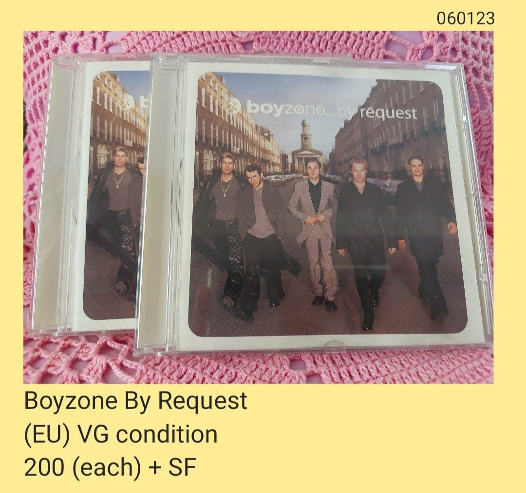 Boyzone By Request CD (unsealed) on Carousell