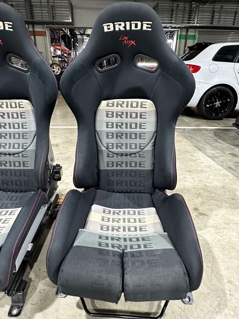 Bride Stradia II Carbon Kevlar (Used) 2PC w/Bride Evo X rails, Car ...