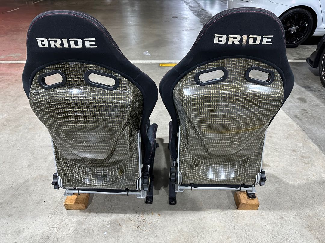 Bride Stradia II Carbon Kevlar (Used) 2PC w/Bride Evo X rails, Car ...