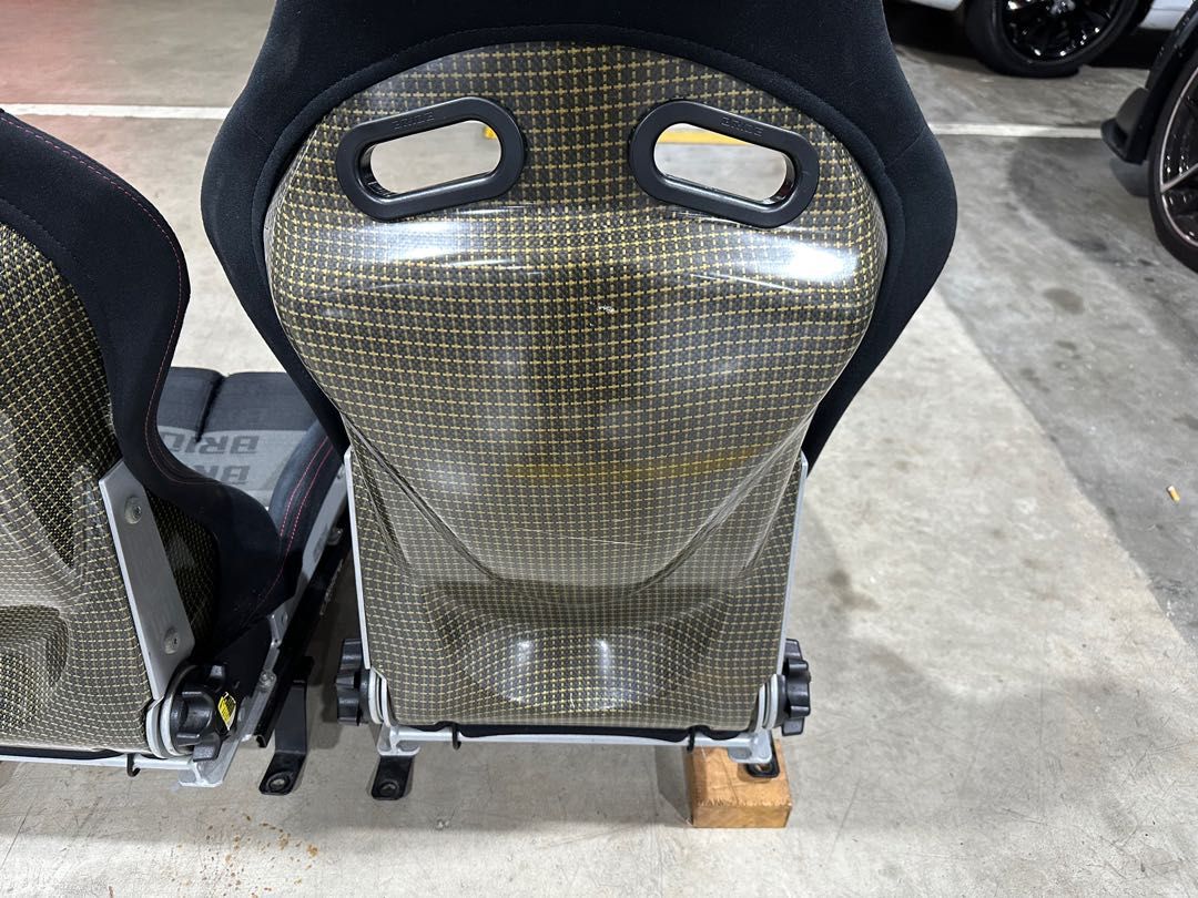 Bride Stradia II Carbon Kevlar (Used) 2PC w/Bride Evo X rails, Car ...