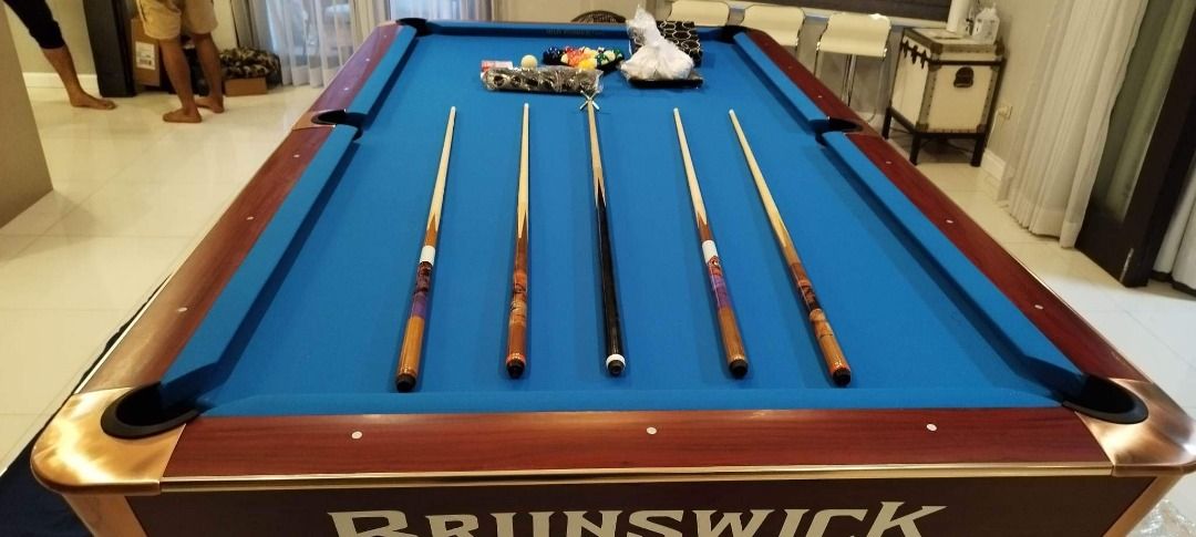 BRUNSWICK BILLIARD TABLE/GAMIT SA BILYARAN, Sports Equipment, Sports ...
