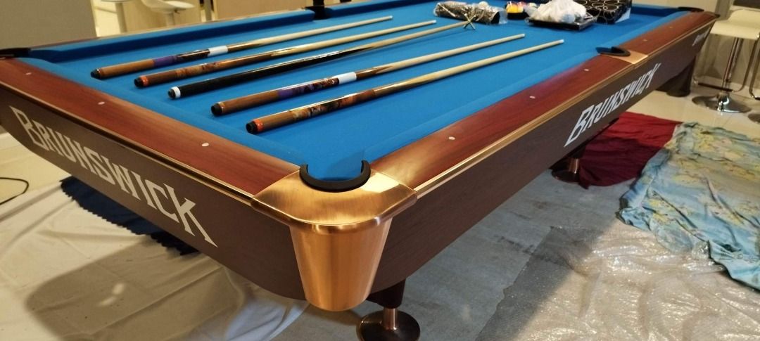 BRUNSWICK BILLIARD TABLE/GAMIT SA BILYARAN, Sports Equipment, Sports ...