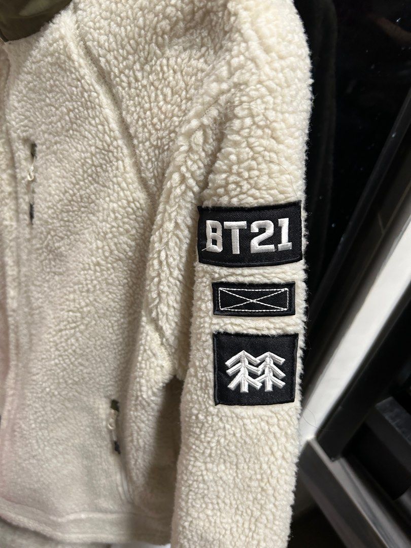 BT21 x Kolon Sports - Fleece Jacket, 女裝, 外套及戶外衣服 - Carousell