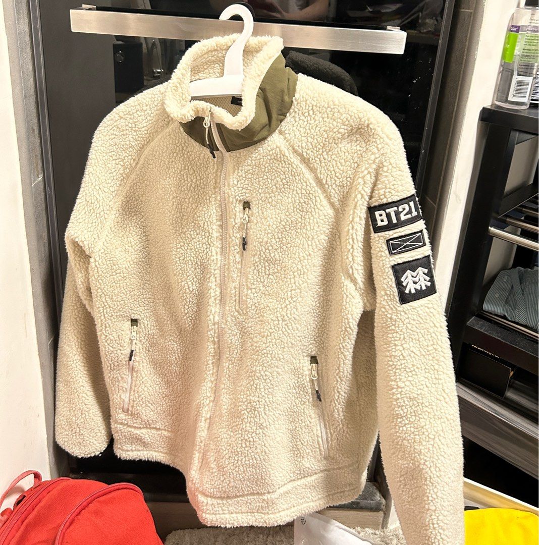 BT21 x Kolon Sports - Fleece Jacket, 女裝, 外套及戶外衣服 - Carousell
