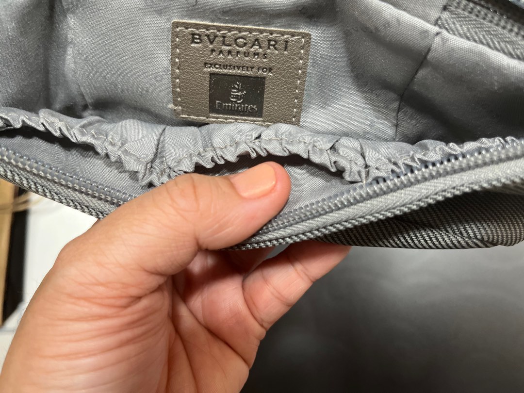 Bulgari perfume and toiletries pouch, Men's Fashion, Bags, Belt bags ...
