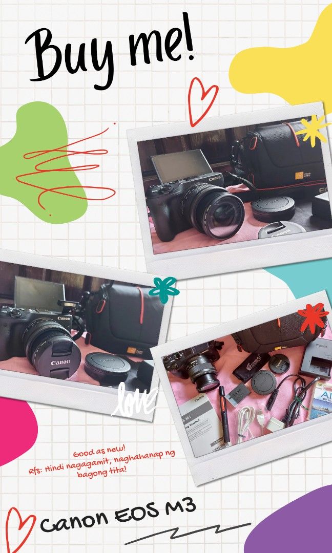 Canon Eos M3, Mobile Phones & Gadgets, Other Gadgets on Carousell
