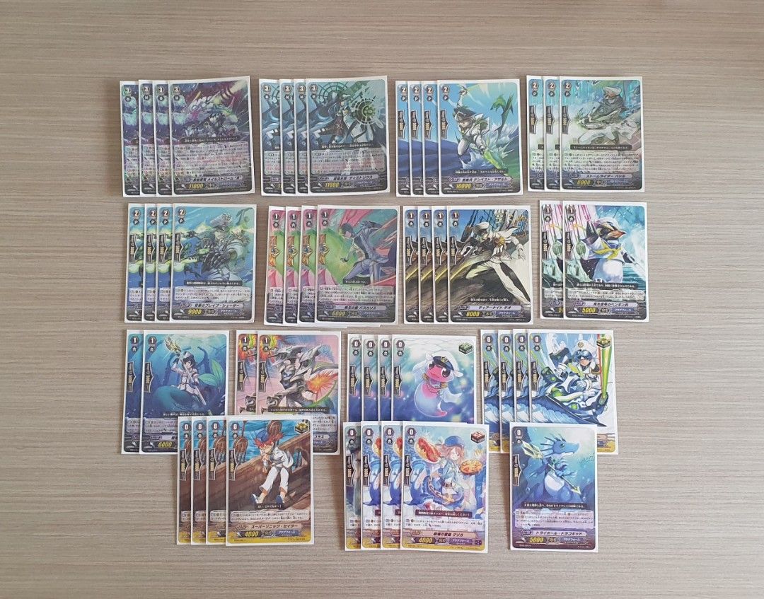 Cardfight Vanguarf Aqua Force Maelstrom Reverse Deck, Hobbies & Toys ...