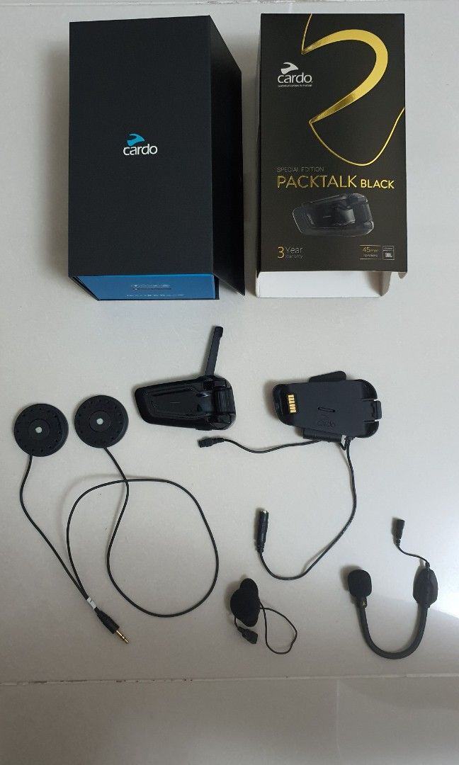 Cardo Packtalk Black edition., Motorcycles, Motorcycle Accessories on ...