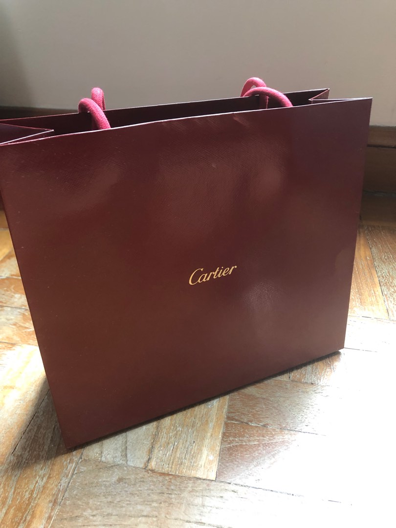 Cartier paper bag, Luxury, Bags & Wallets on Carousell