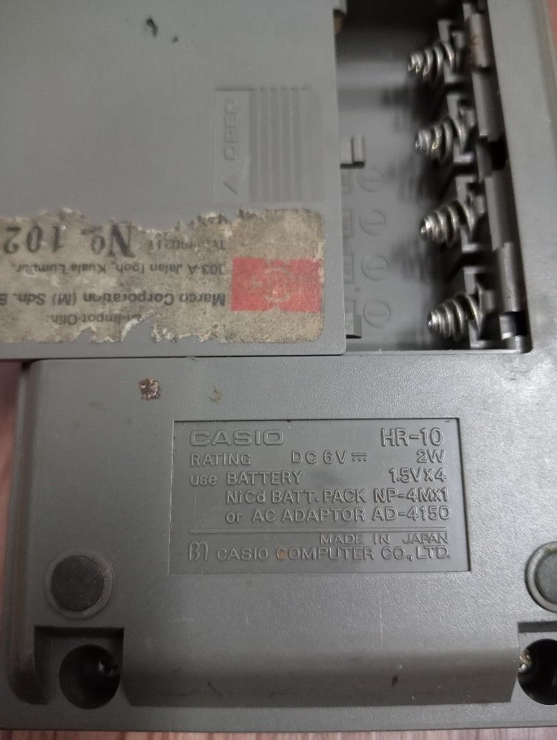 Casio Printing calculator display/deco, Hobbies & Toys, Collectibles ...