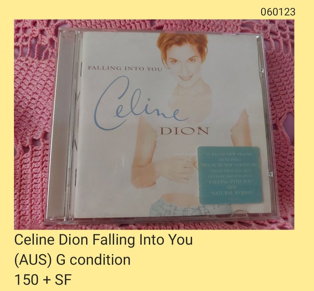 Celine Dion Falling Into You CD (unsealed) on Carousell