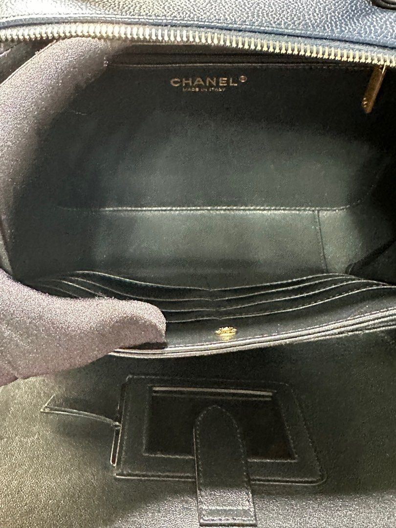 Chanel Filigree Vanity Caviar Large on Carousell