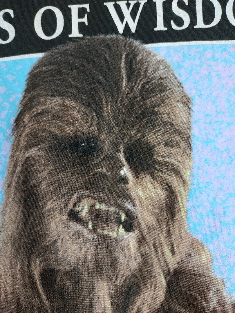 Chewbacca words of wisdom star wars tee on Carousell