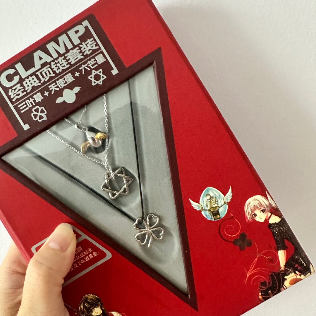 CLAMP CLOVER Necklace, Women's Fashion, Jewelry & Organisers, Necklaces ...
