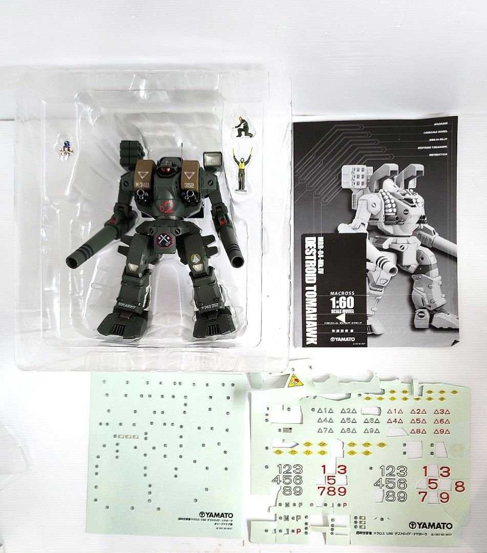 //Combo sets// Yamato Macross 1/60 Destroids Defender / Tomahawk (Olive ...