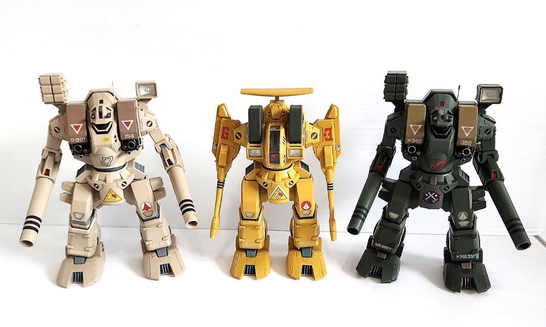 //Combo sets// Yamato Macross 1/60 Destroids Defender / Tomahawk (Olive ...
