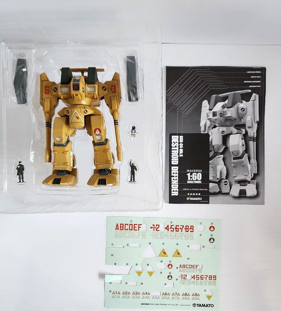 //Combo sets// Yamato Macross 1/60 Destroids Defender / Tomahawk (Olive ...