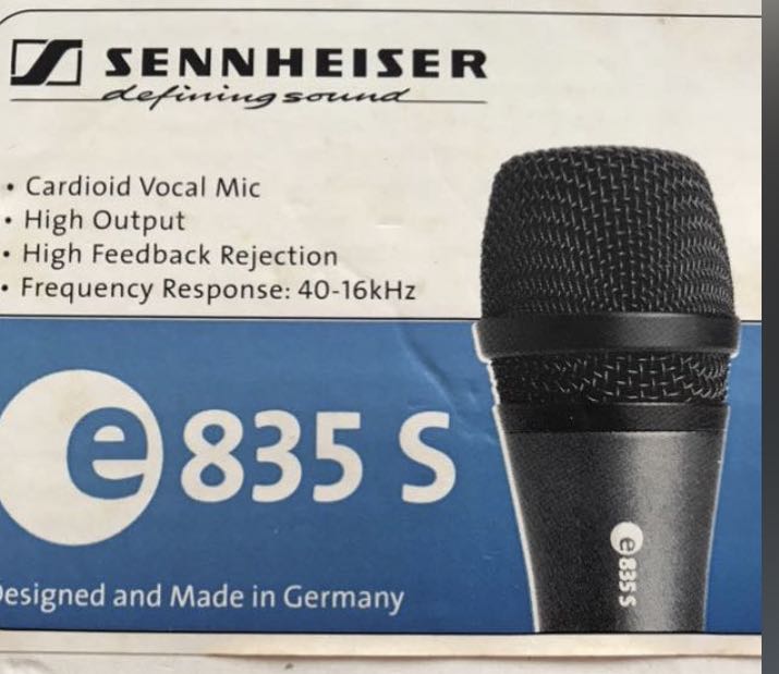 sennheiser microphone e835, Audio, Microphones on Carousell