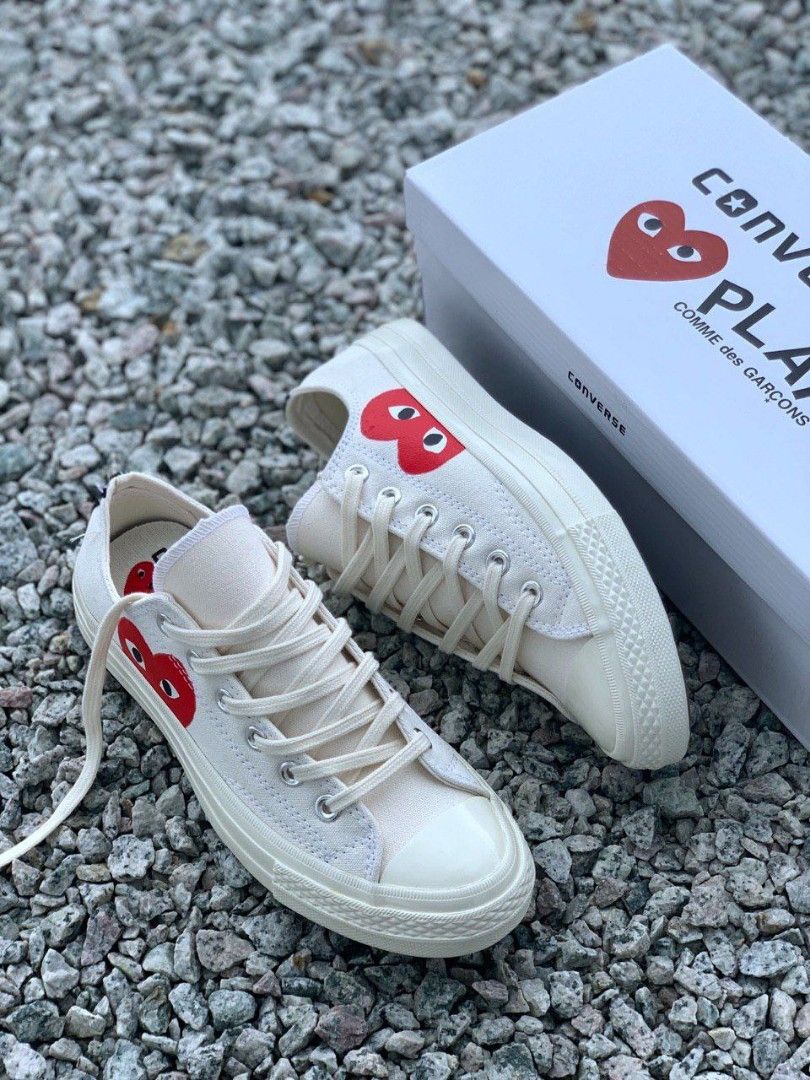 Converse CDG Play, Men's Fashion, Footwear, Sneakers on Carousell