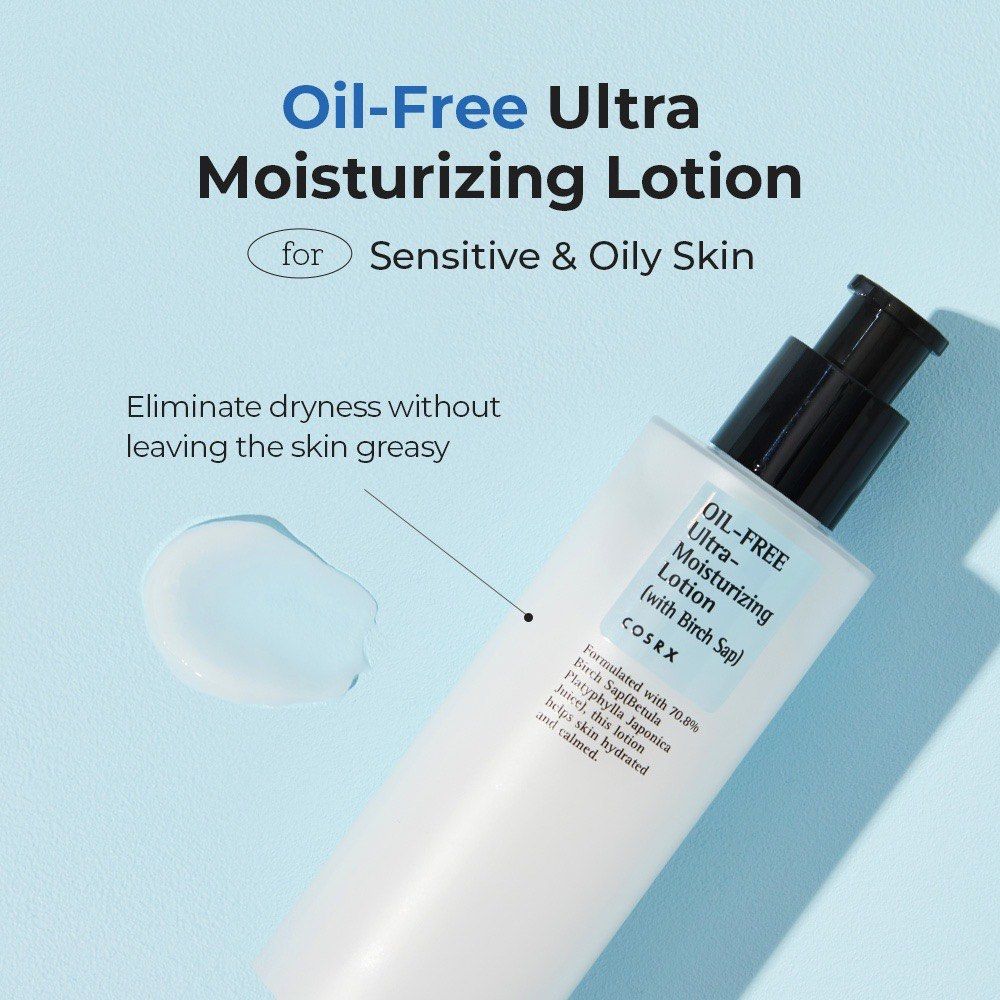 Cosrx oil-free ultra moisturising lotion (with birch sap), Beauty ...