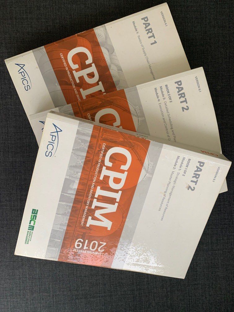 CPIM study material, Hobbies & Toys, Books & Magazines, Textbooks on ...