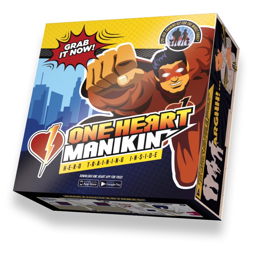 CPR & AED The ONE HEART MANIKIN KIT, Health & Nutrition, Medical ...